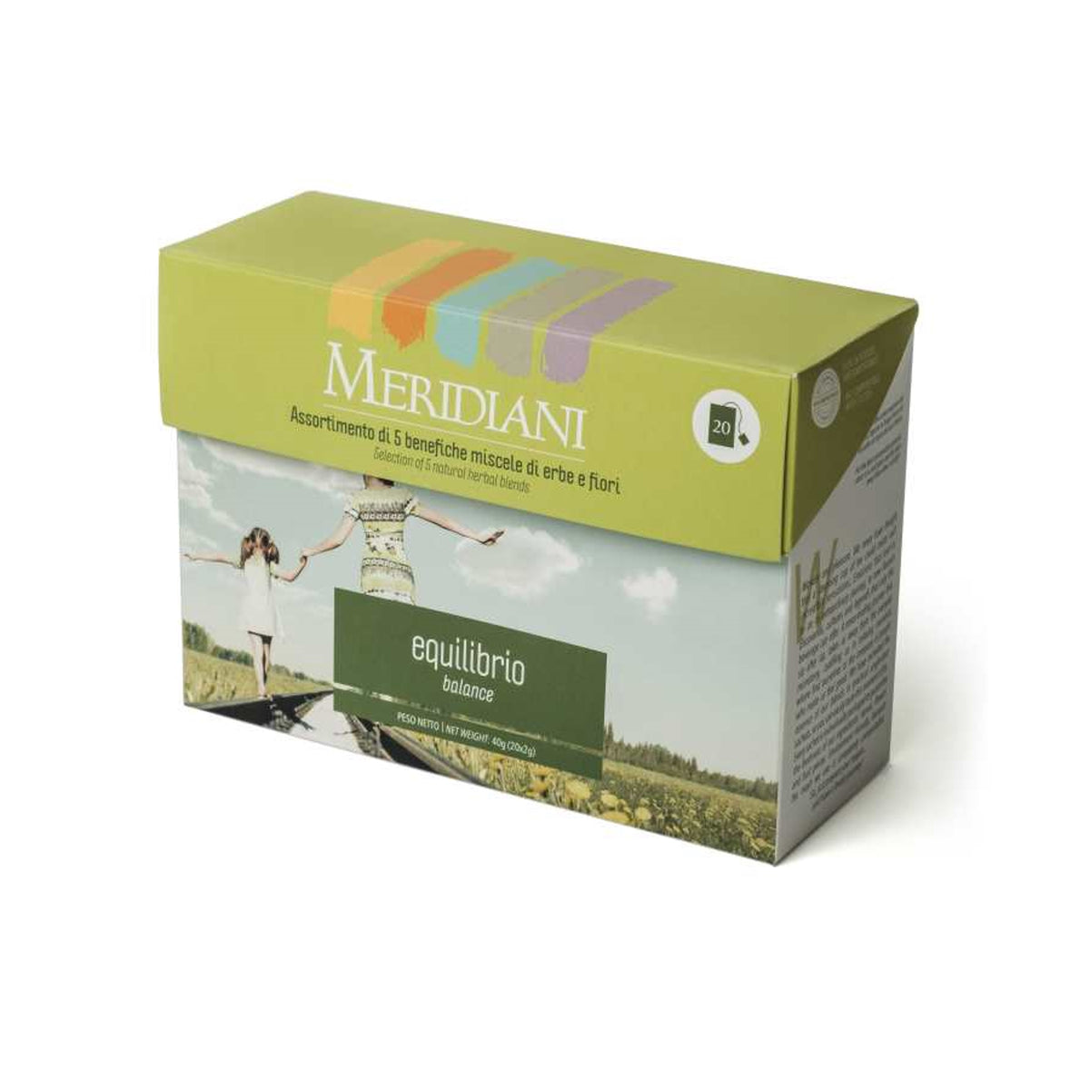 Meridiani - Equilibrio - Assortimento di Tisane 20 filtri — Dolce Pausa ...